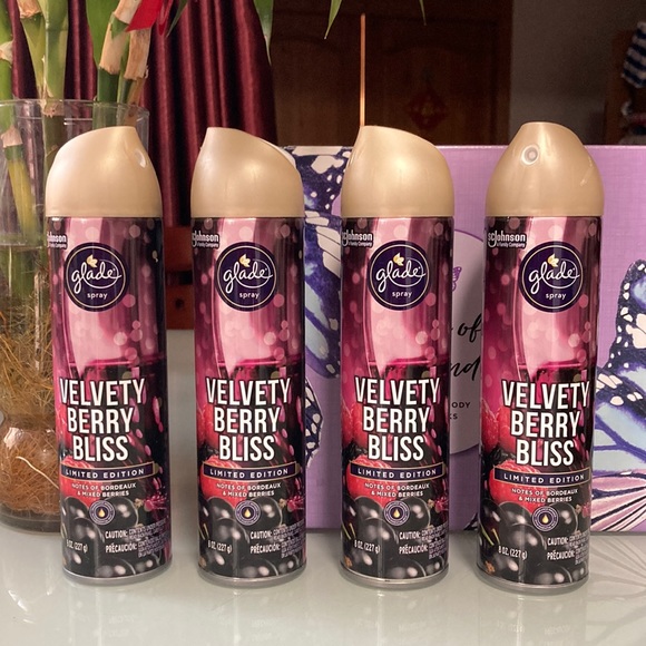 Glade | Other | Glade Velvety Berry Bliss Air Sprays X4 | Poshmark